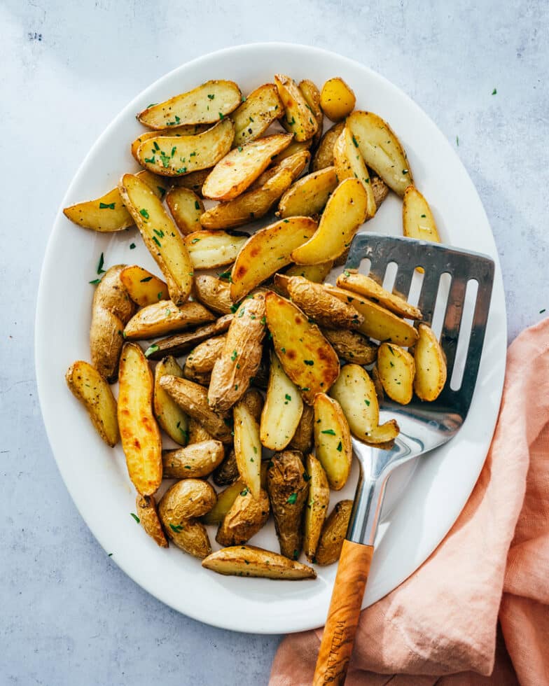 Roasted Fingerling Potatoes – A Couple Cooks