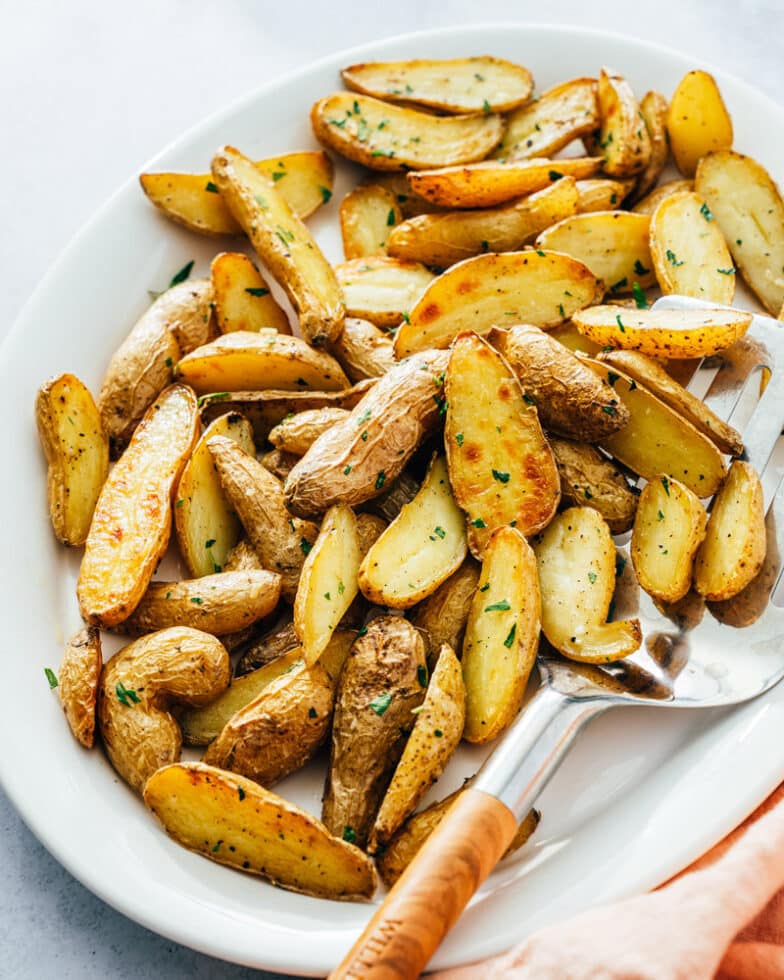 Roasted Fingerling Potatoes – A Couple Cooks