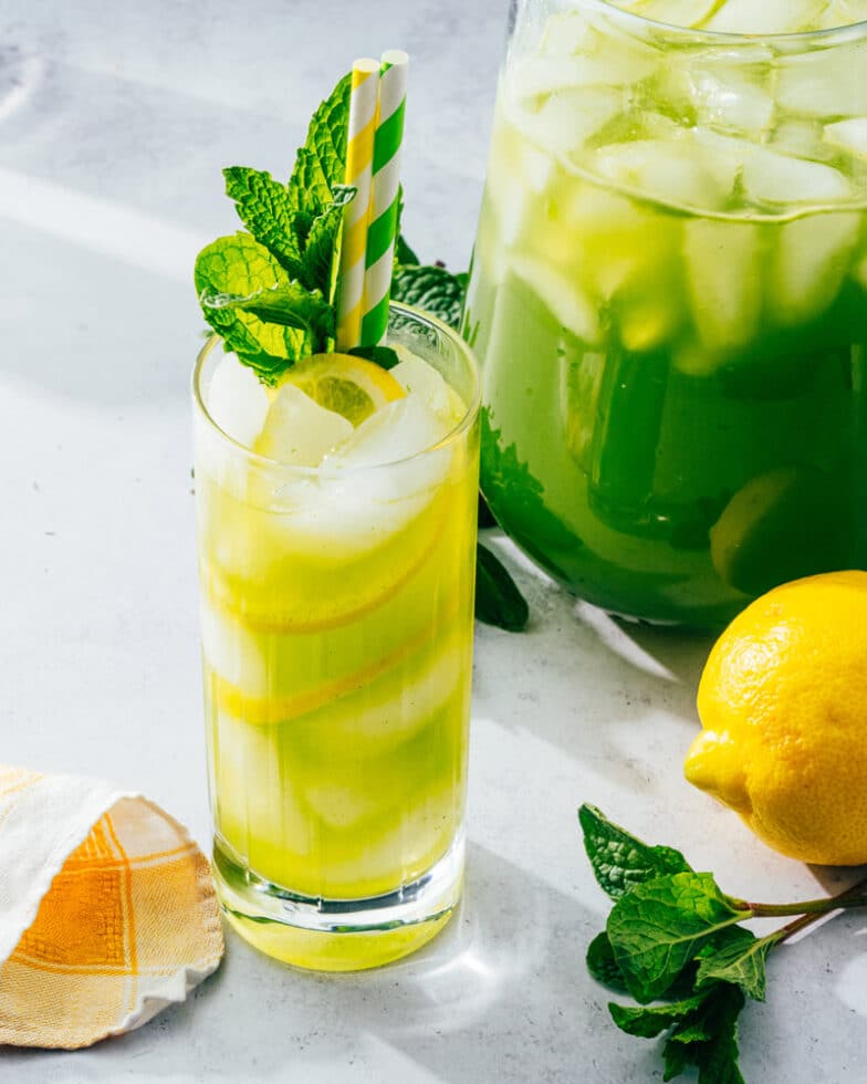 Mint Lemonade – A Couple Cooks