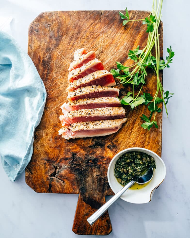 Easy Seared Ahi Tuna Steak