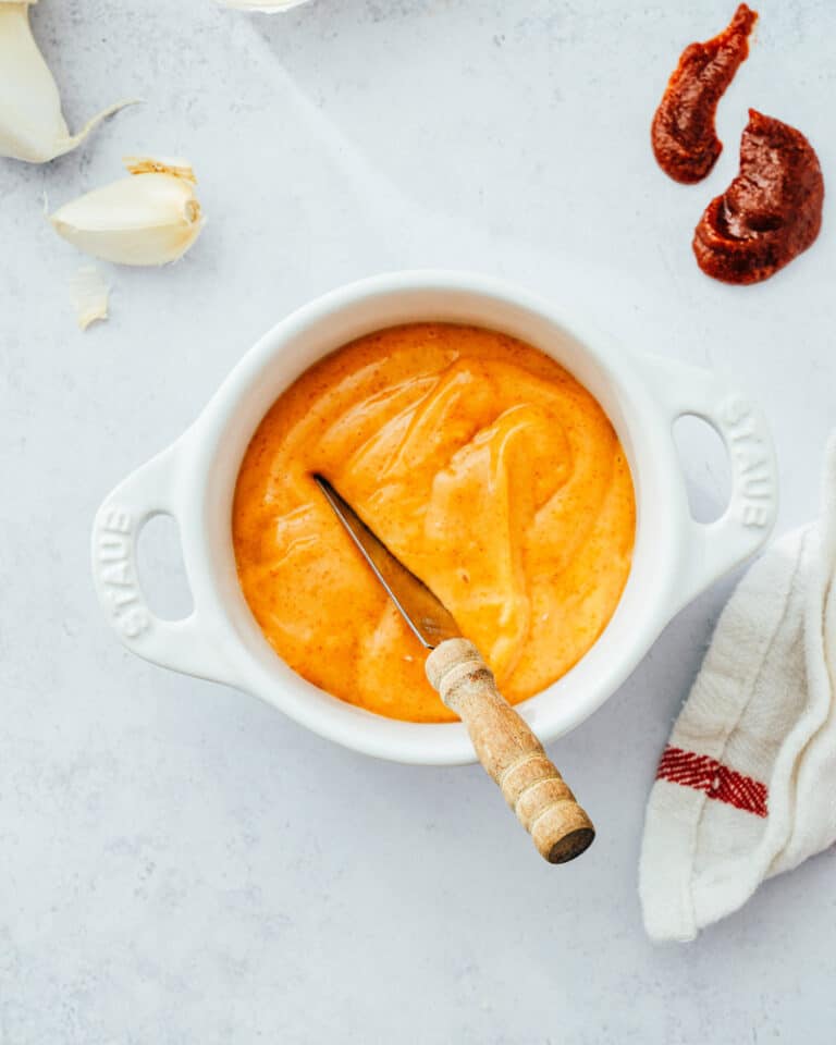 Spicy Sriracha Aioli – A Couple Cooks