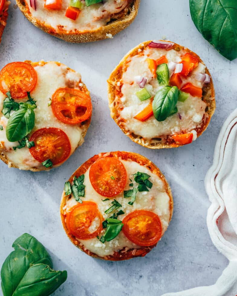 English Muffin Pizza – A Couple Cooks