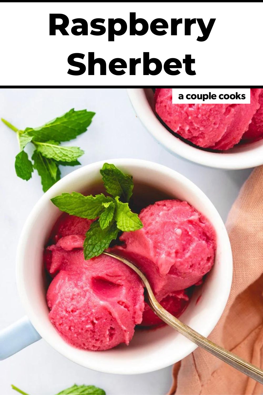 Raspberry Sherbet – A Couple Cooks
