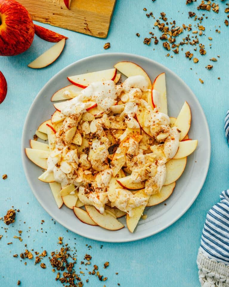 Apple Nachos (Easy Healthy Snack!) – A Couple Cooks