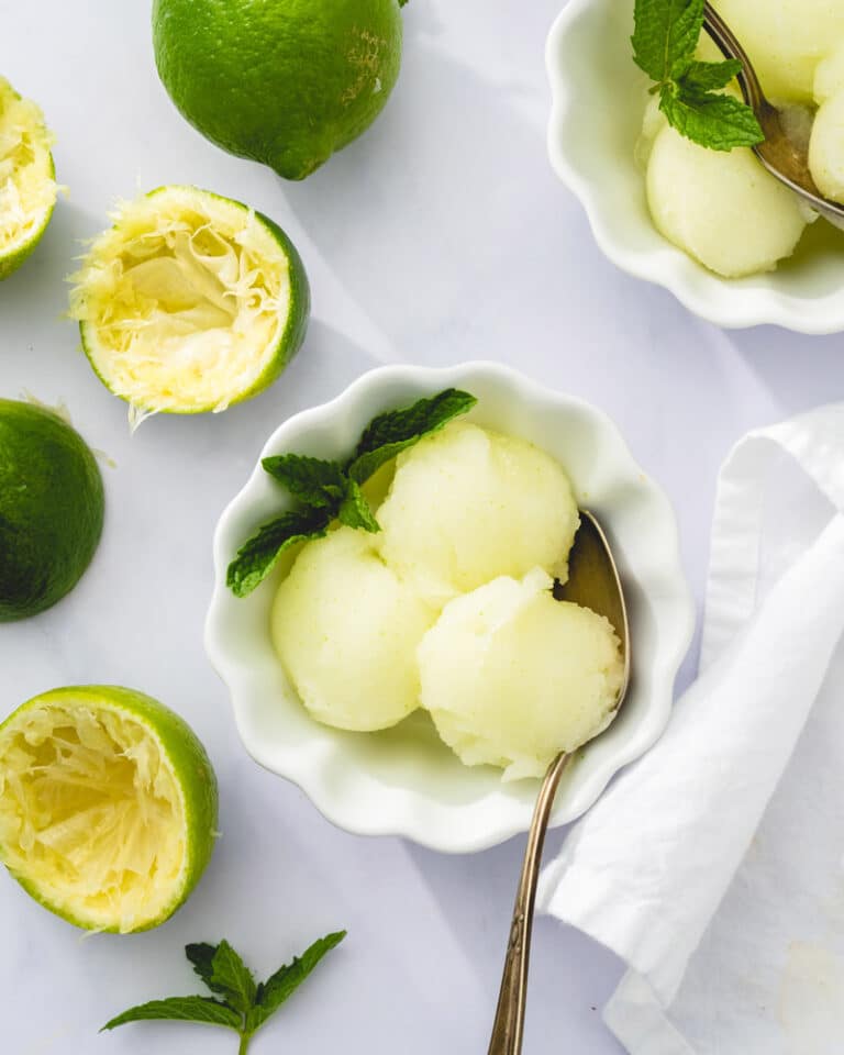 Lime Sorbet – A Couple Cooks