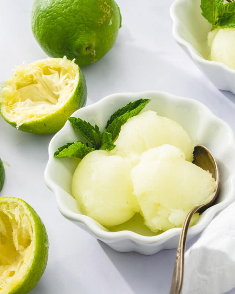 Lime Sorbet – A Couple Cooks