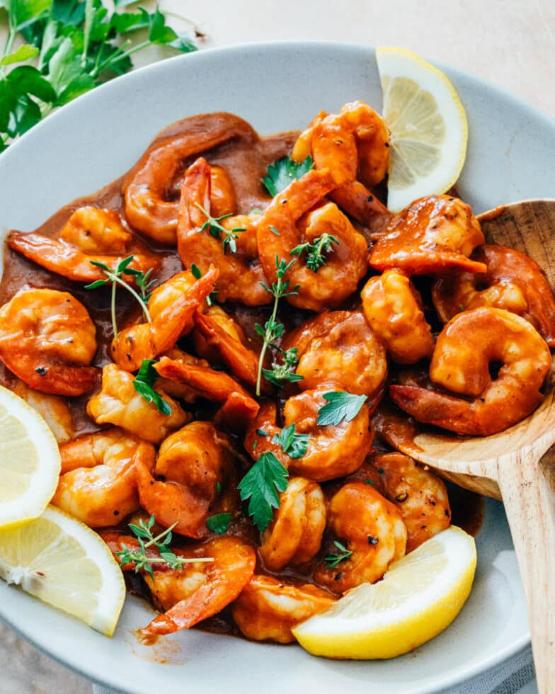 Easy BBQ Shrimp – A Couple Cooks