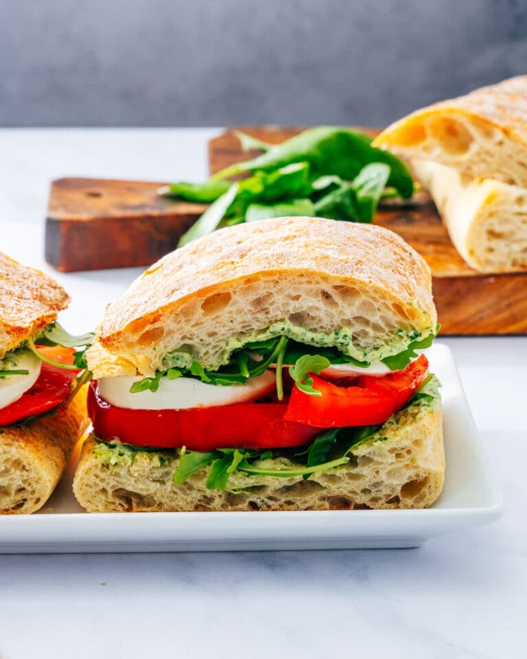 Caprese Sandwich – A Couple Cooks