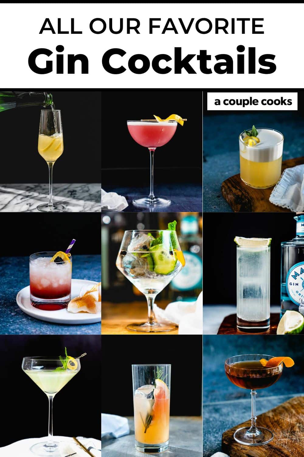 25 Great Gin Cocktails to Try – A Couple Cooks