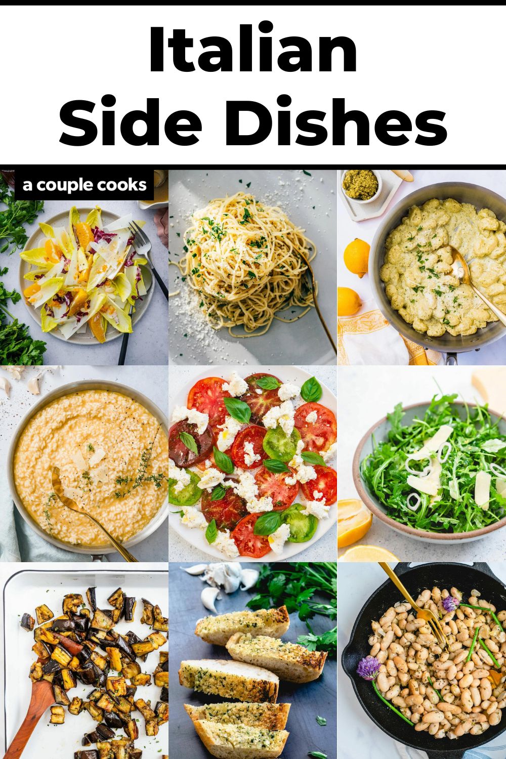 15 Great Italian Side Dishes – A Couple Cooks