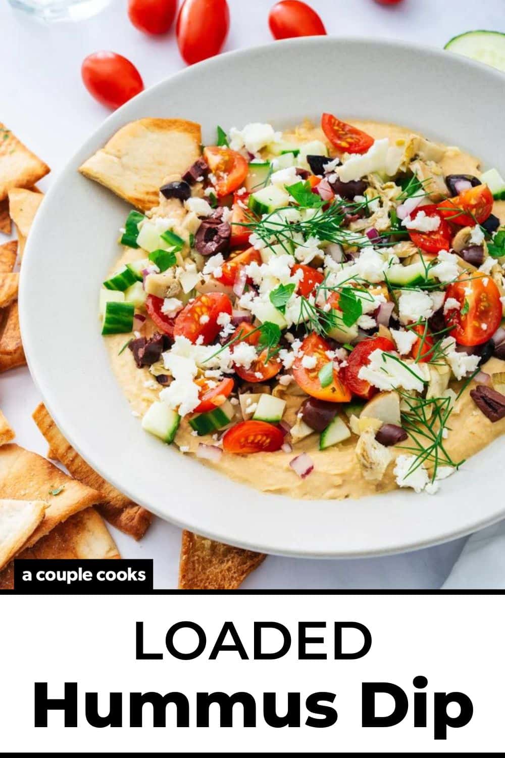 Loaded Hummus Dip – A Couple Cooks