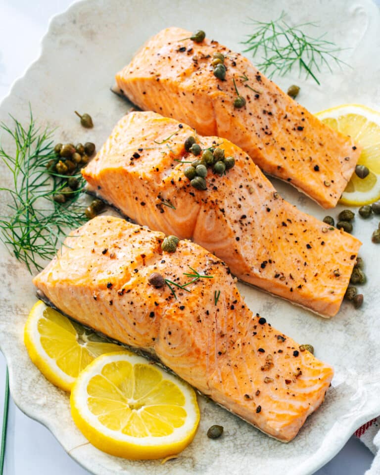 Poached Salmon – A Couple Cooks
