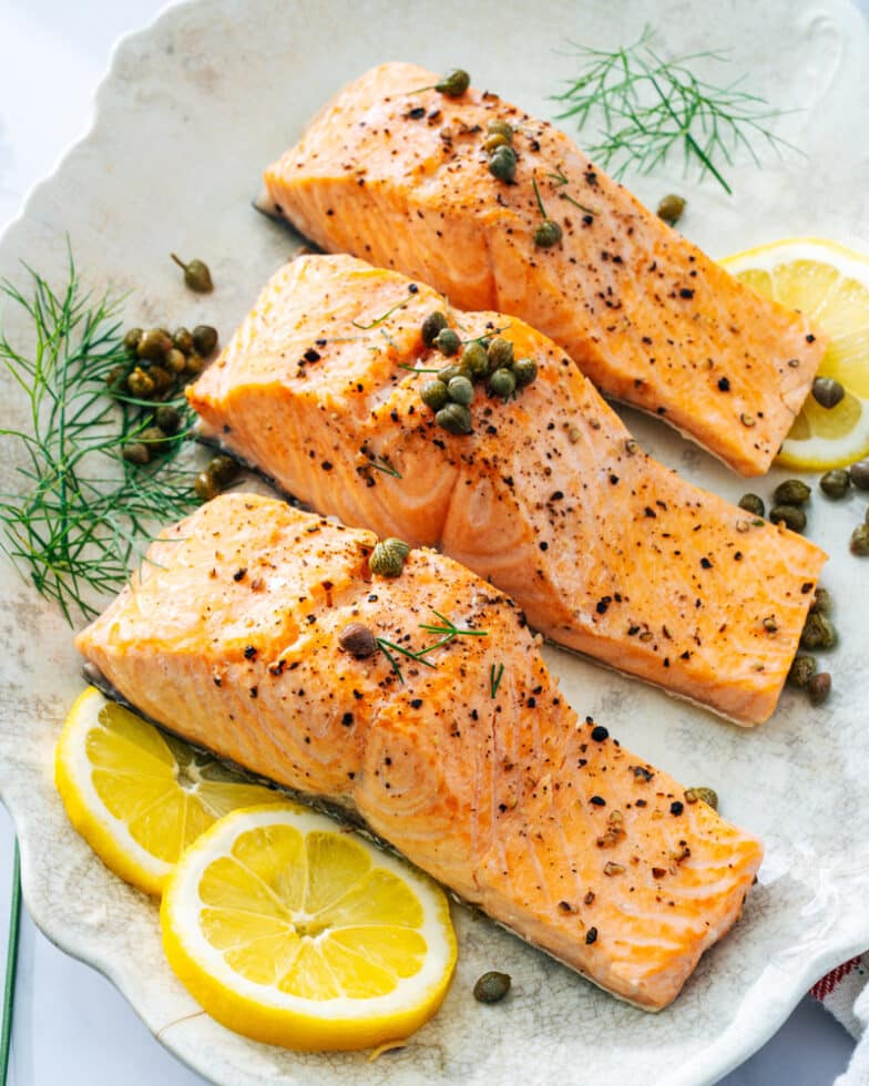 Poached Salmon – A Couple Cooks