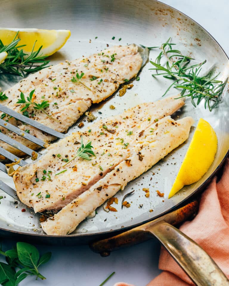 Rainbow Trout with Herbs – A Couple Cooks