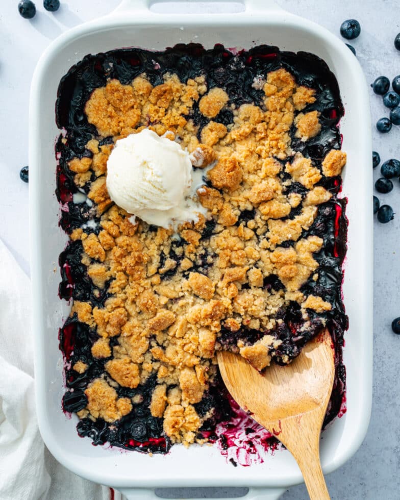 Blueberry Crumble – A Couple Cooks