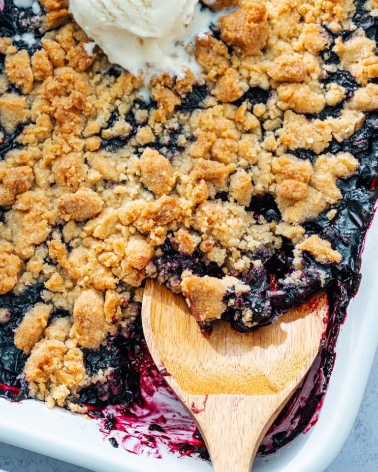 Blueberry Crumble – A Couple Cooks