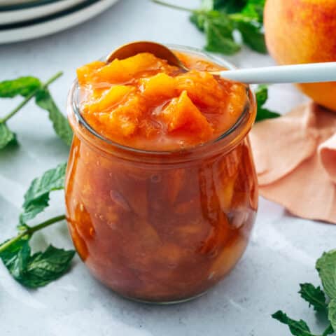 Peach Compote – A Couple Cooks