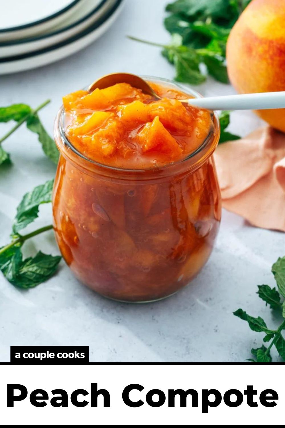 Peach Compote – A Couple Cooks
