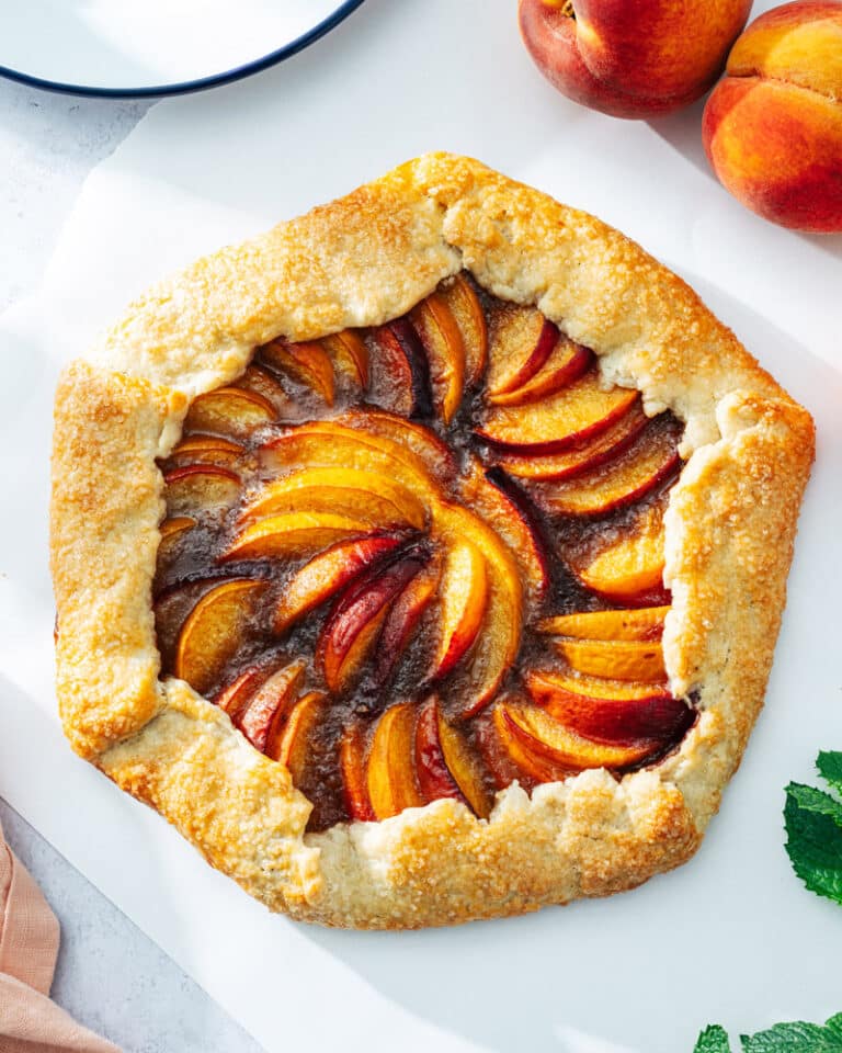 Peach Galette – A Couple Cooks