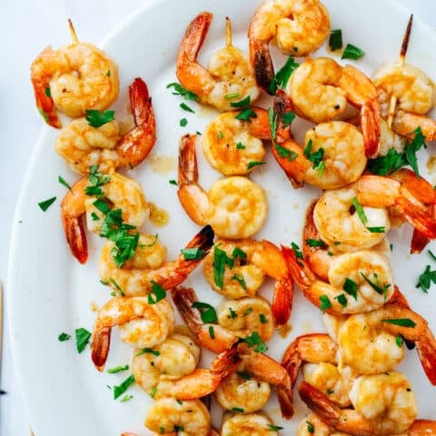 Jumbo Shrimp with Chimichurri – A Couple Cooks