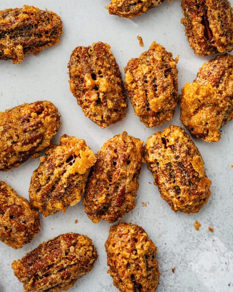 Easy Candied Pecans – A Couple Cooks