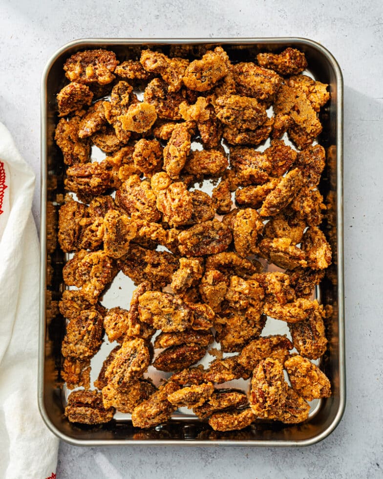 Easy Candied Pecans – A Couple Cooks
