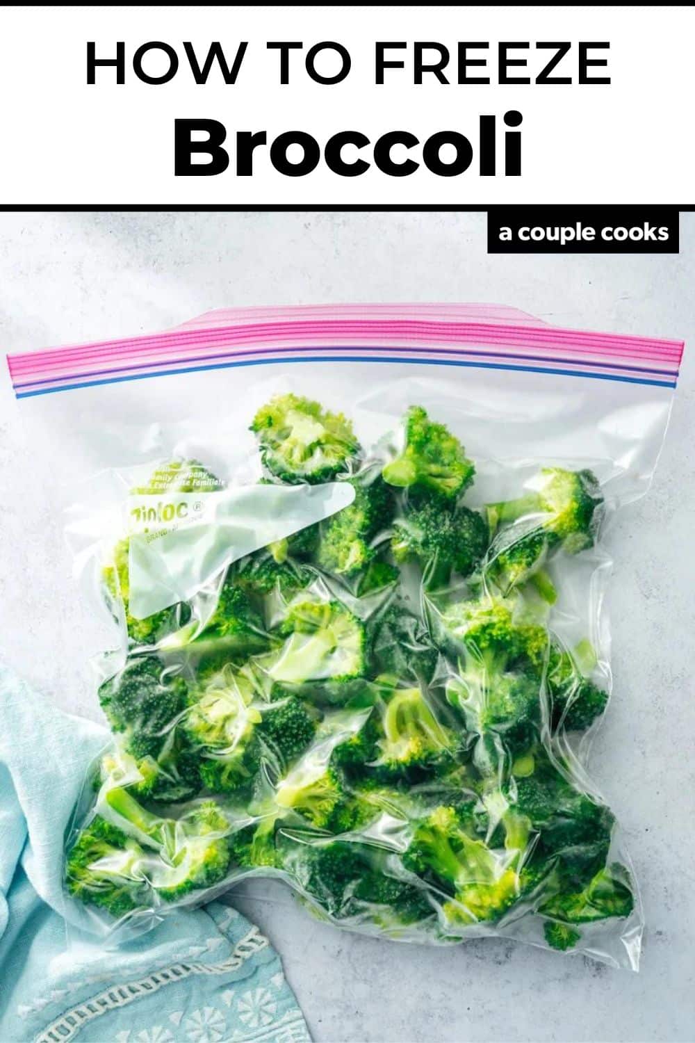 How to Freeze Broccoli – A Couple Cooks