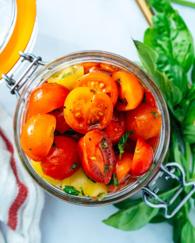 Marinated Tomatoes – A Couple Cooks