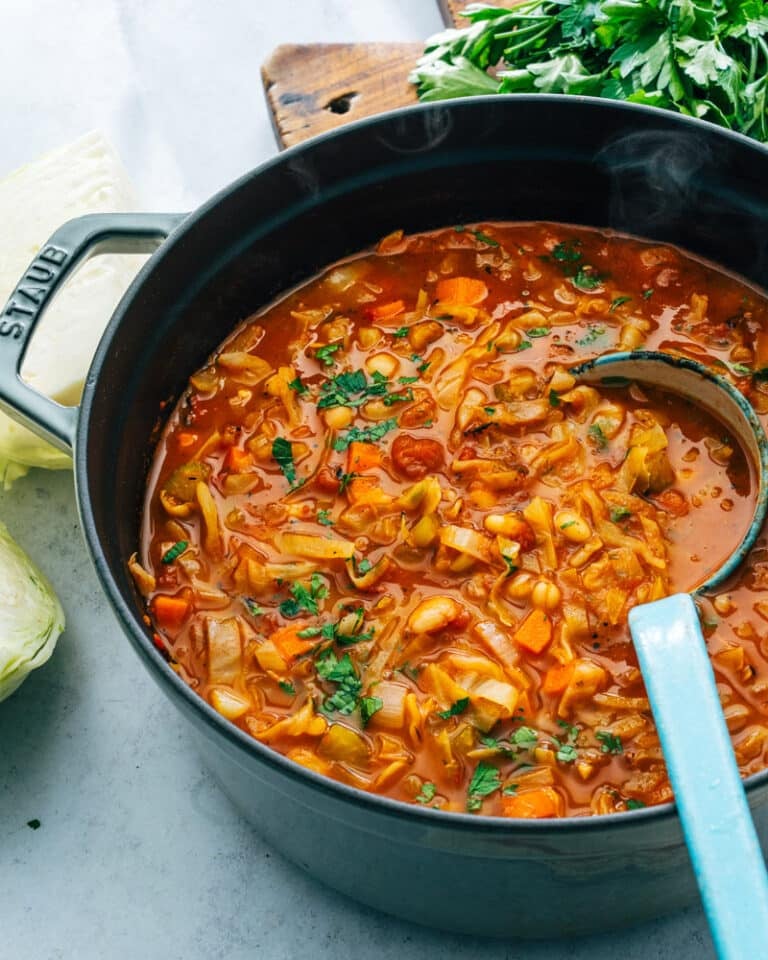 Easy Cabbage Soup – A Couple Cooks