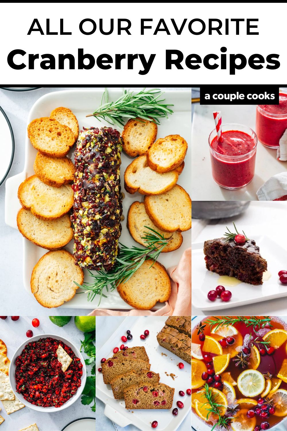 20 Tasty Cranberry Recipes – A Couple Cooks