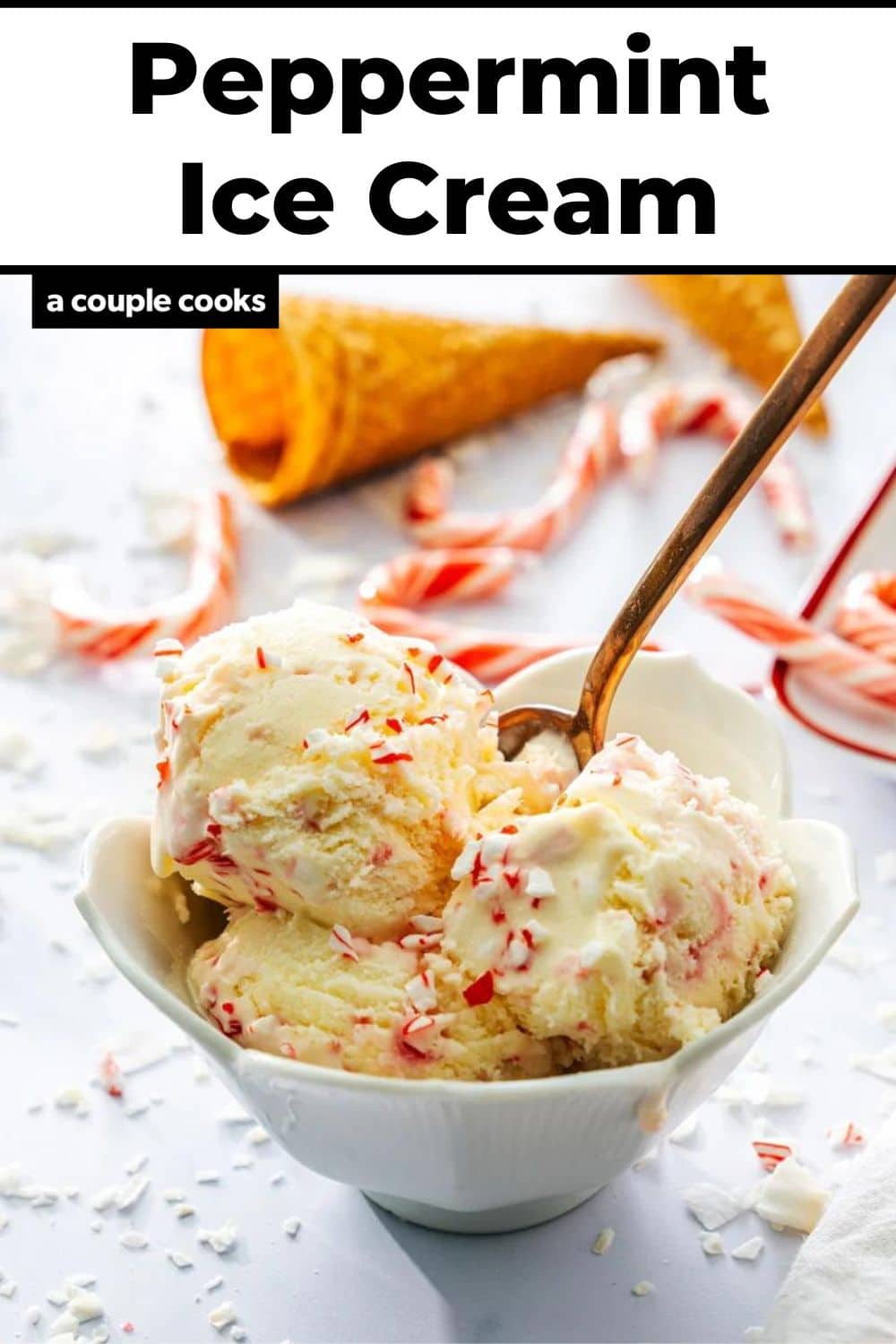 Peppermint Ice Cream – A Couple Cooks