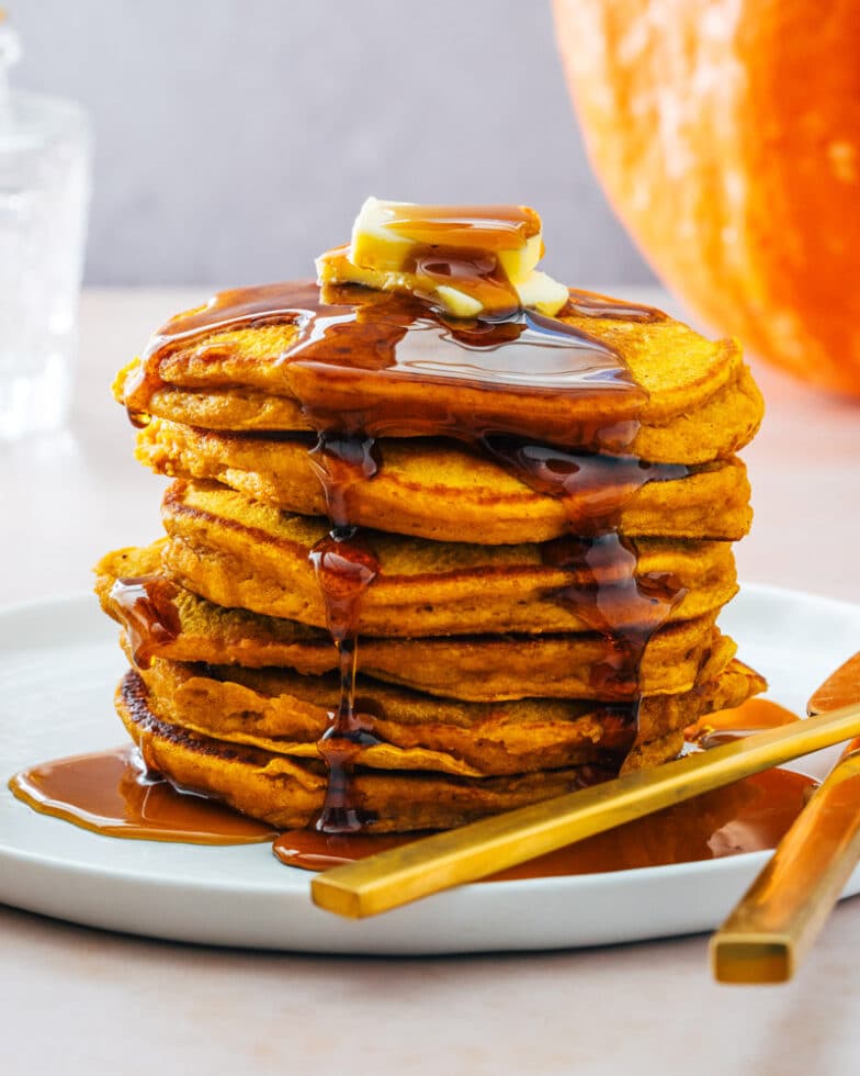 Panqueques de calabaza esponjosos - Oh-asis