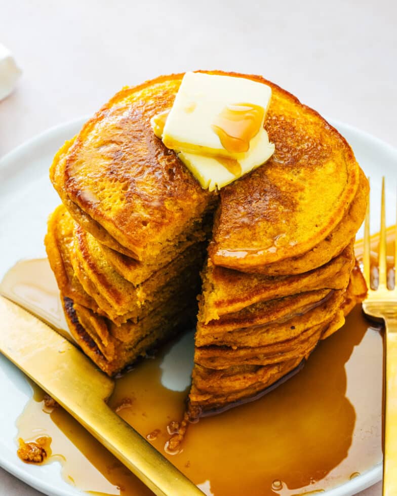 Best Pumpkin Pancakes – A Couple Cooks