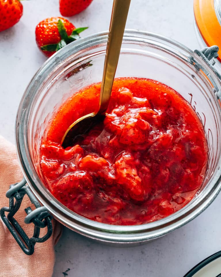 Easy Strawberry Compote – A Couple Cooks