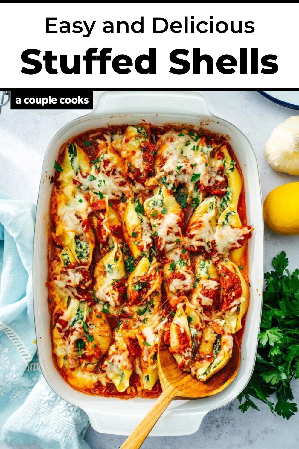 Easy Stuffed Shells – A Couple Cooks