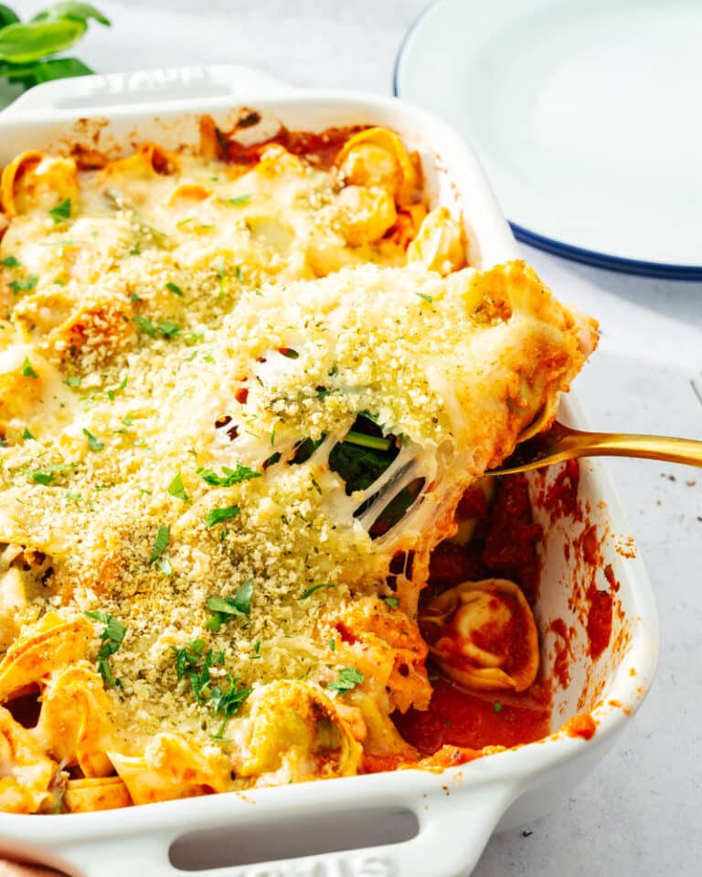 Baked Tortellini – A Couple Cooks