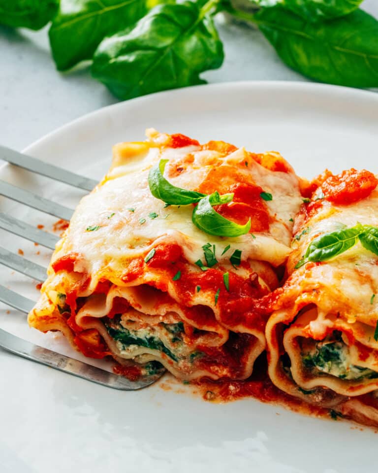 Lasagna Roll Ups – A Couple Cooks