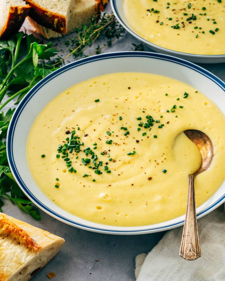 Classic Potato Leek Soup – A Couple Cooks
