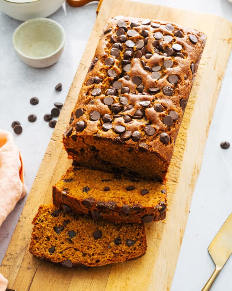 Pumpkin Chocolate Chip Bread – A Couple Cooks
