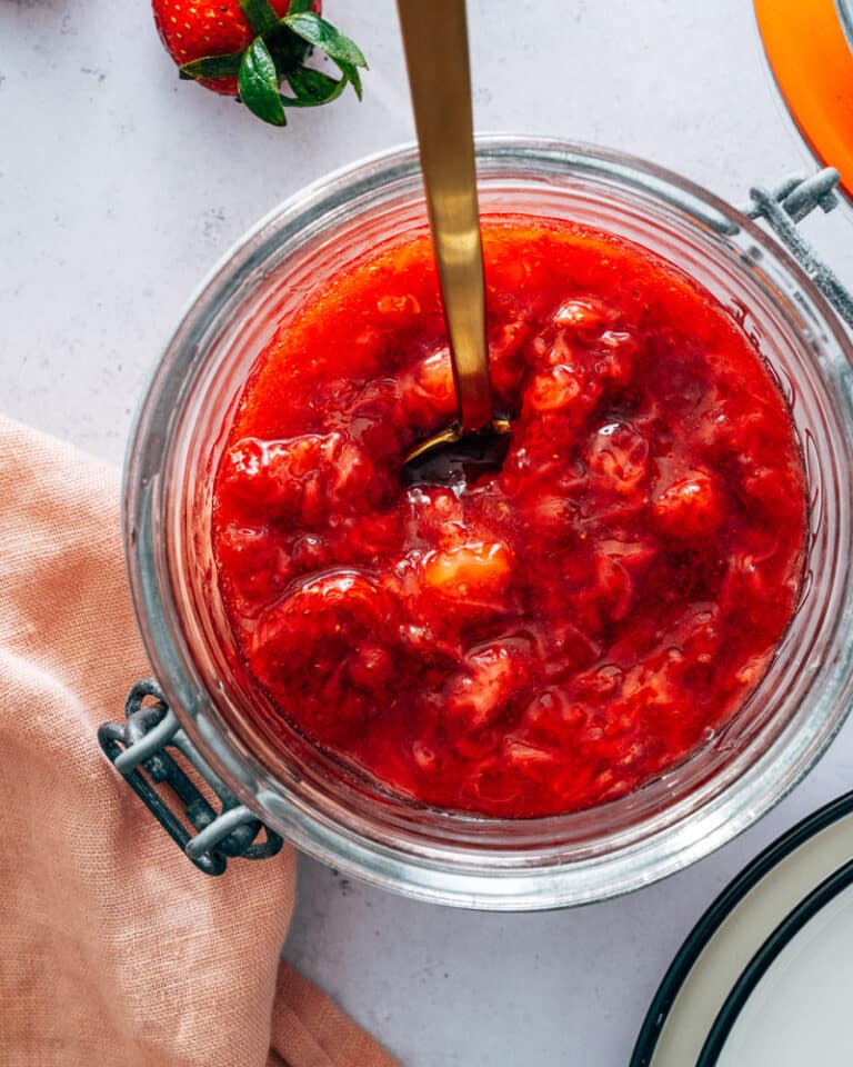 Easy Strawberry Compote – A Couple Cooks