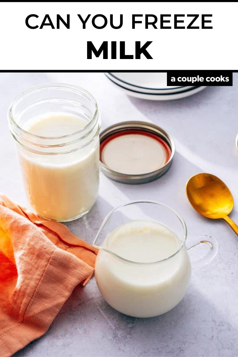 Can You Freeze Milk? – A Couple Cooks