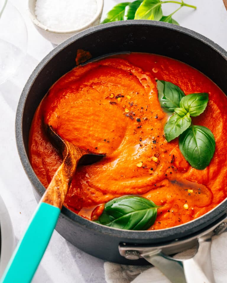 Classic Red Sauce Pasta – A Couple Cooks