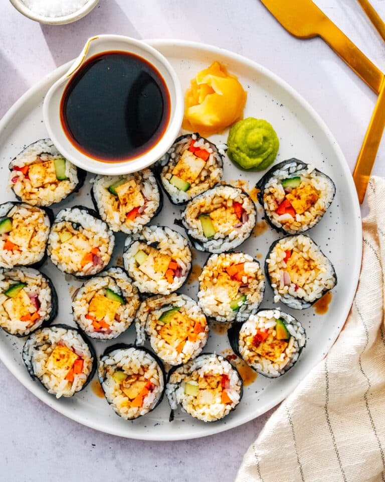 Vegan Sushi with Tofu – A Couple Cooks