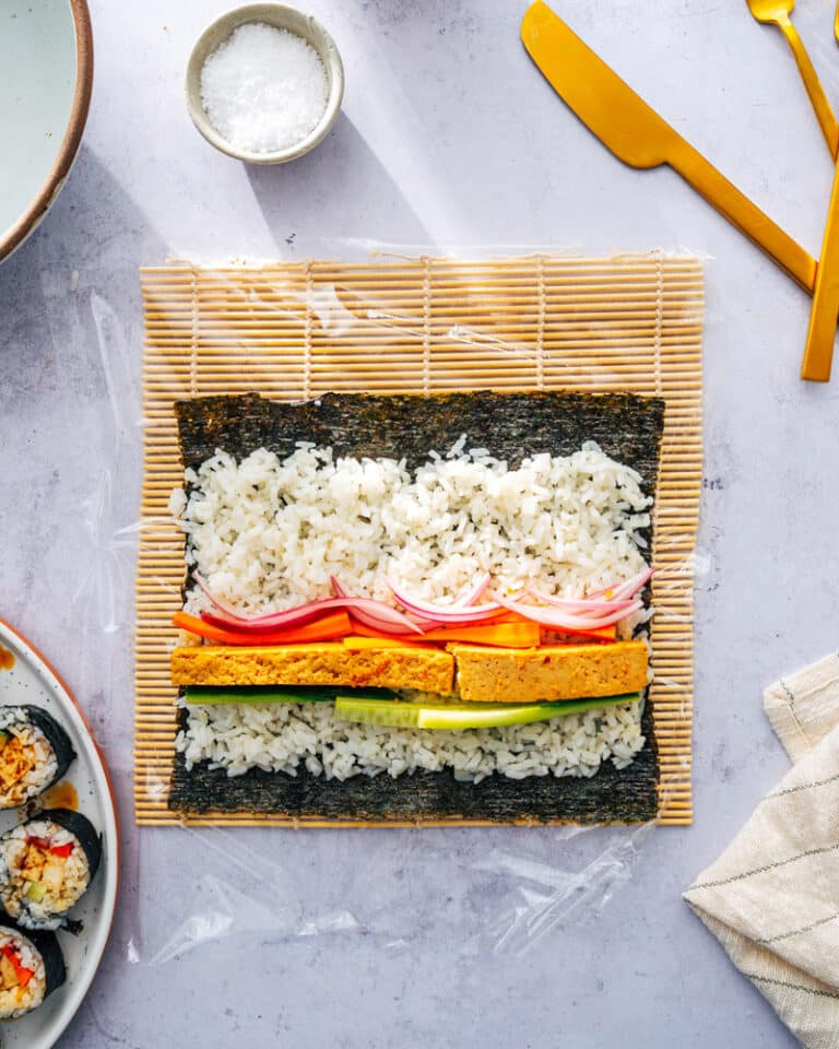 Vegan Sushi with Tofu – A Couple Cooks
