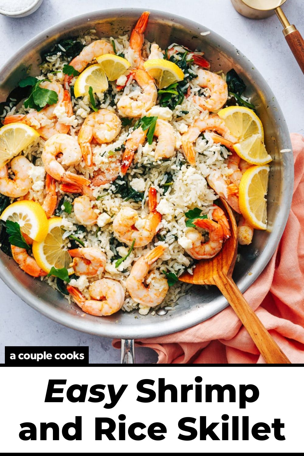 Easy Shrimp and Rice Skillet – A Couple Cooks