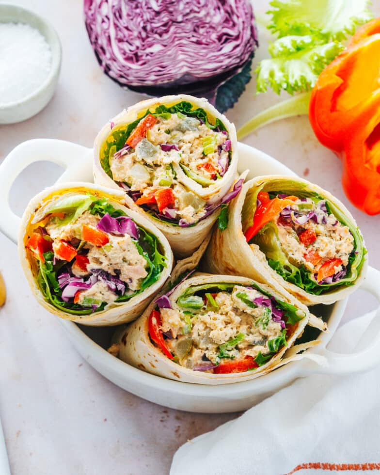 Easy Tuna Wrap – A Couple Cooks