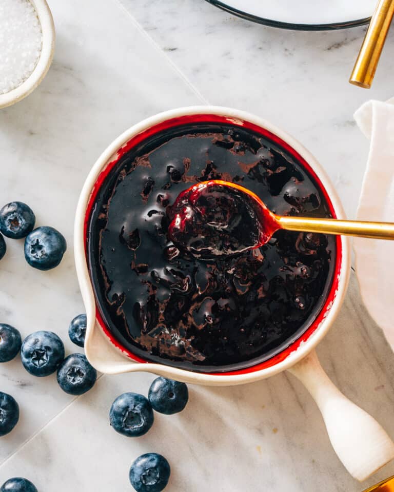 Blueberry Syrup – A Couple Cooks
