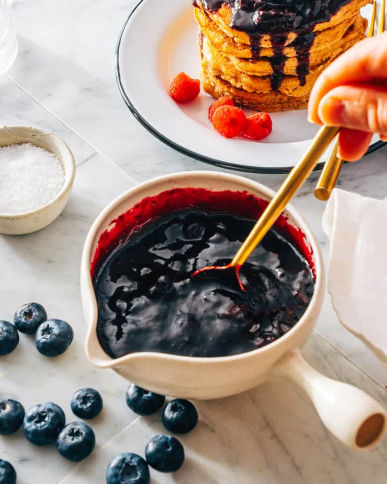 Blueberry Syrup – A Couple Cooks