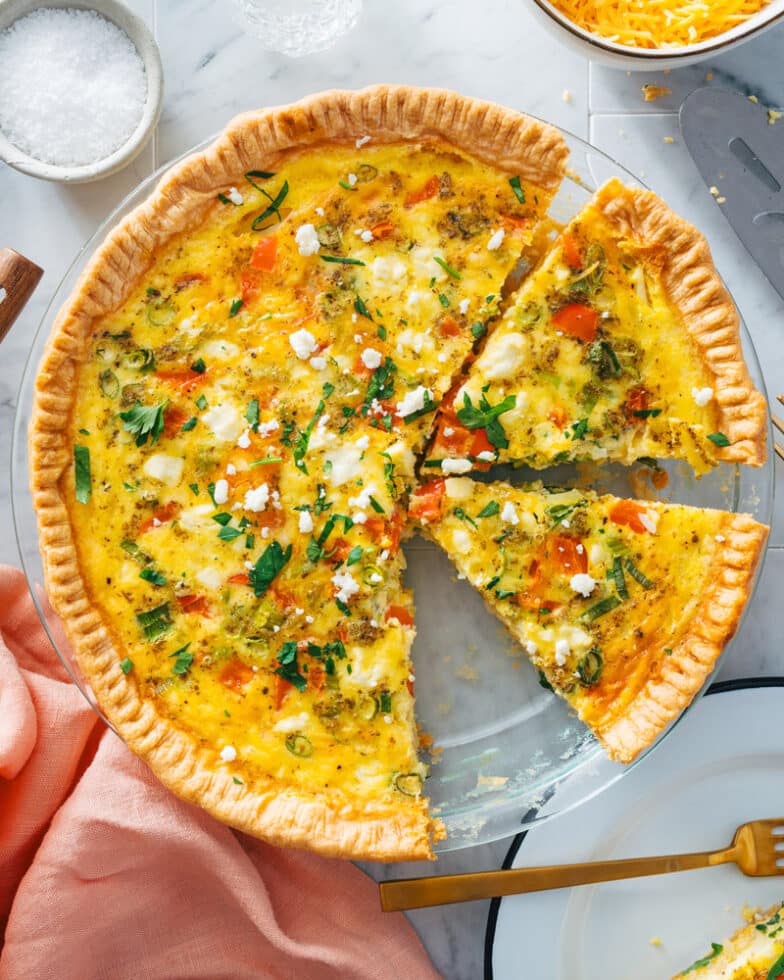 Breakfast Quiche – A Couple Cooks