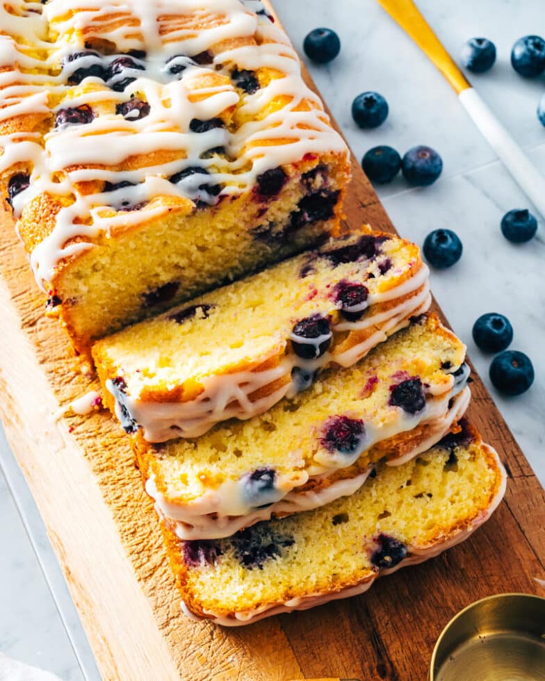 Lemon Blueberry Bread – A Couple Cooks